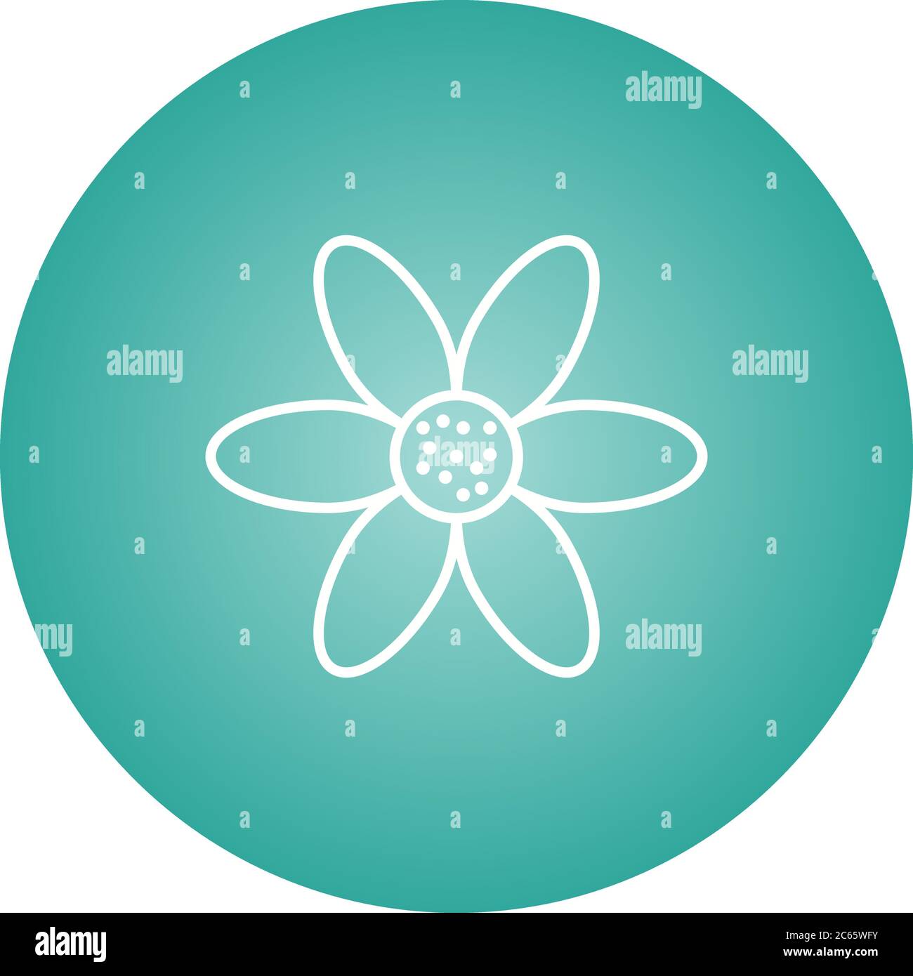 Unique Flower Vector Line Icon Stock Vector Image & Art - Alamy