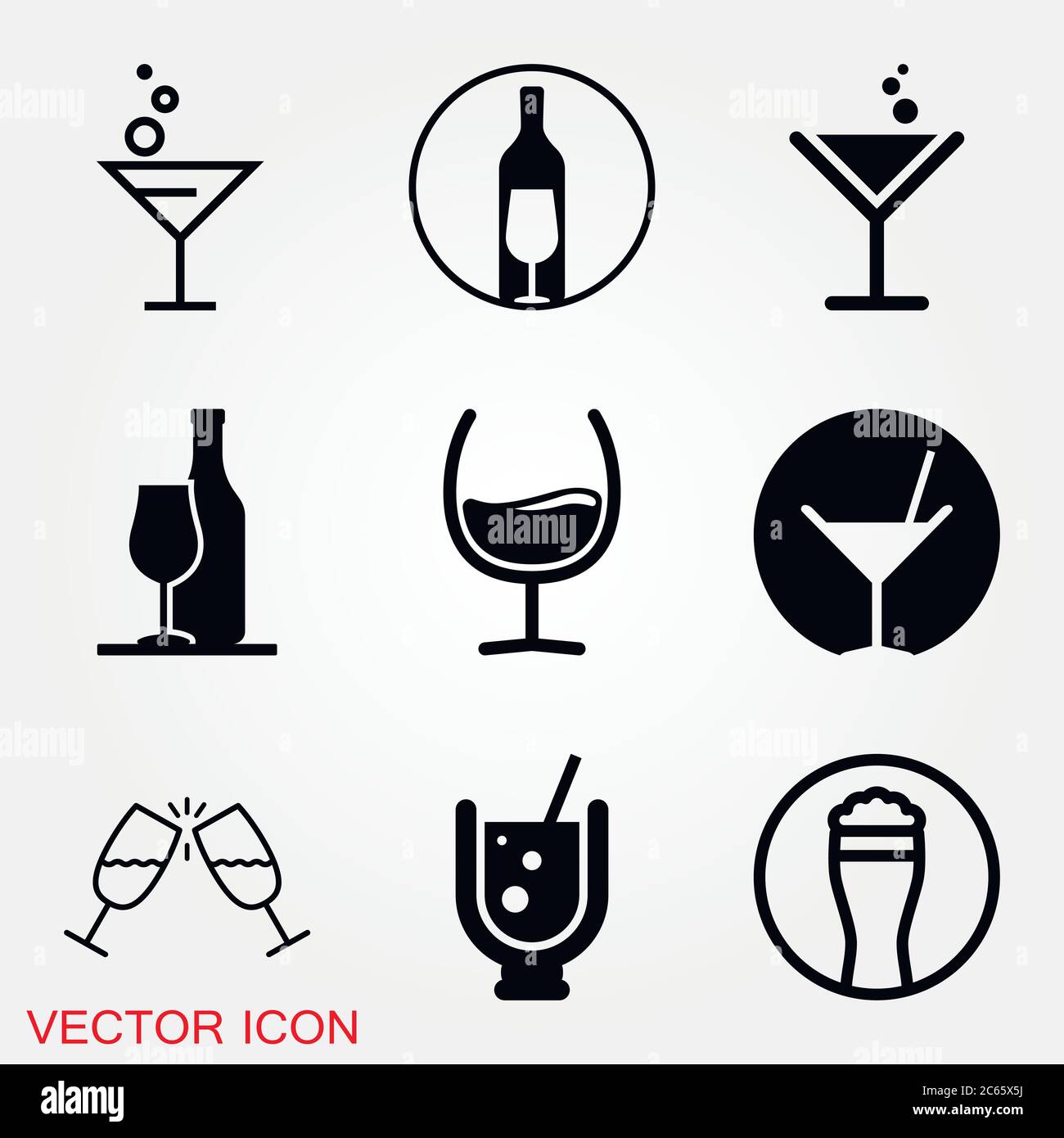 Black restaurant umbrellas Stock Vector Images - Alamy