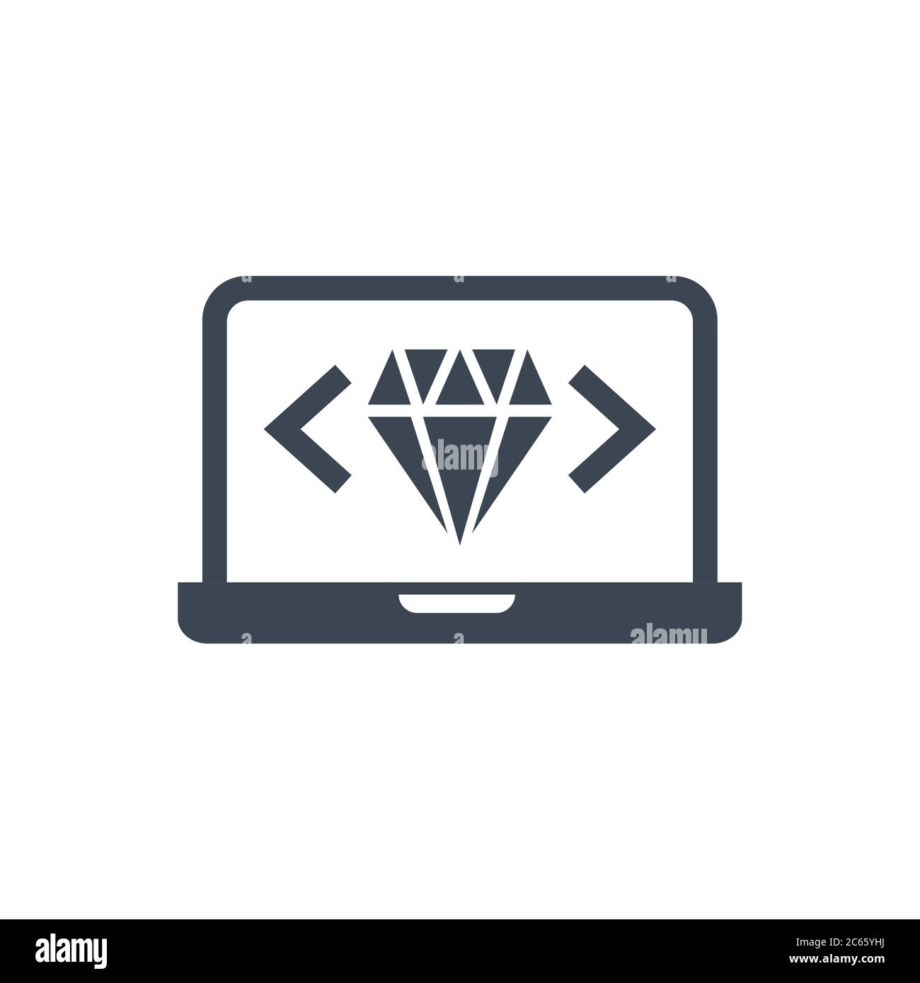 Clean Code Vector Glyph Icon Stock Vector Image & Art - Alamy