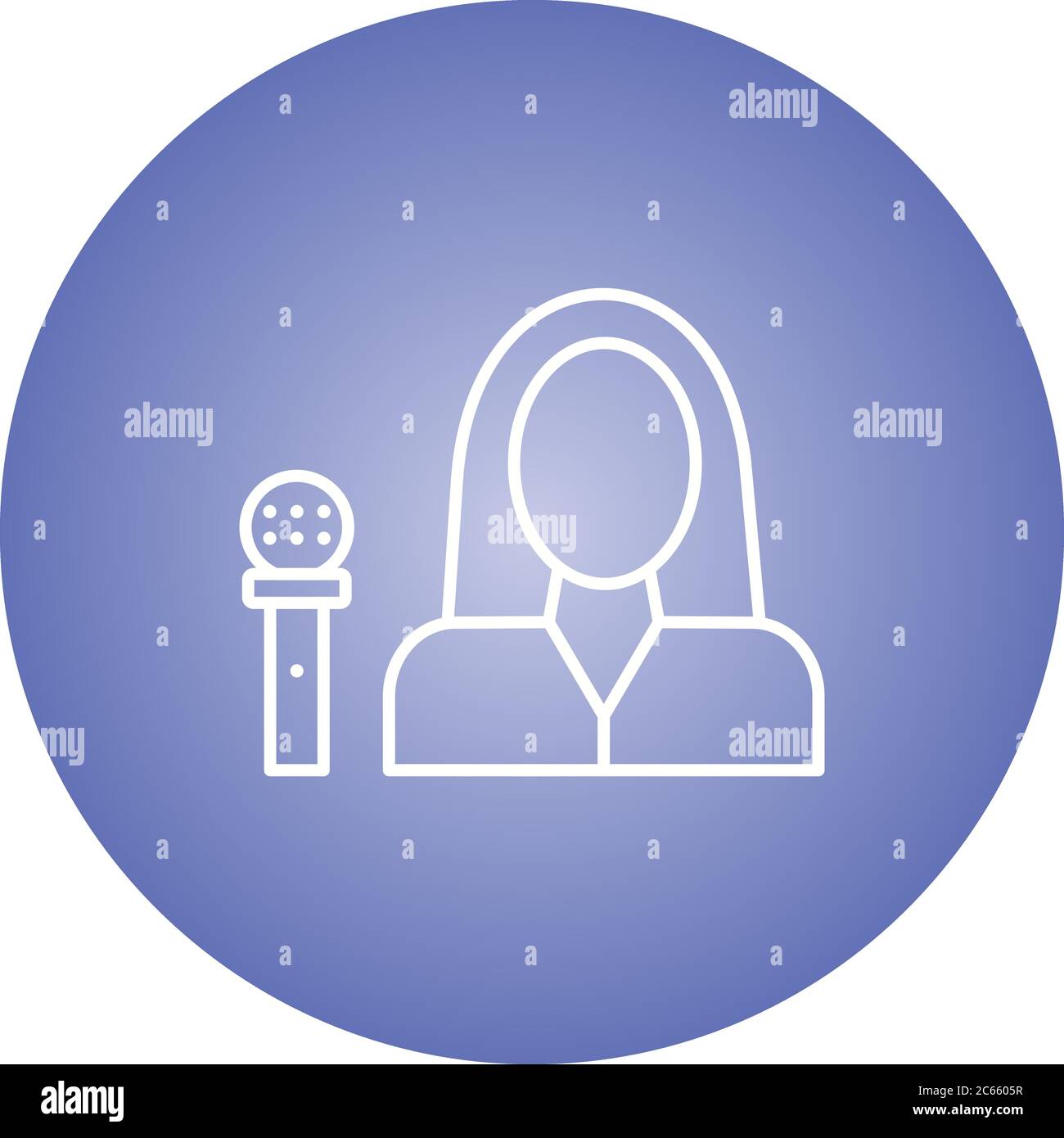 Female anchors Stock Vector Images - Alamy