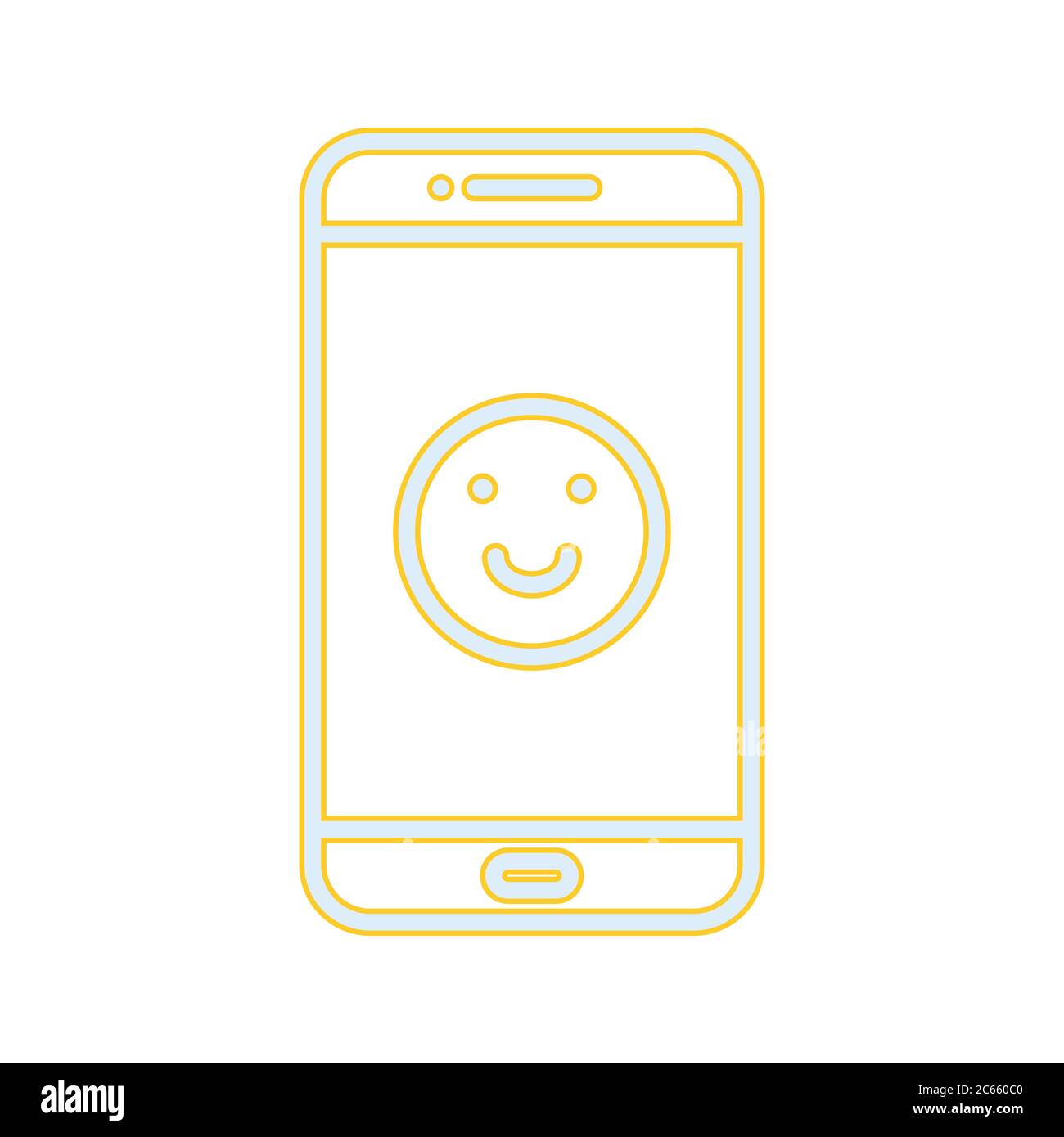 Unique Happy Face Vector Line Icon Stock Vector Image & Art - Alamy