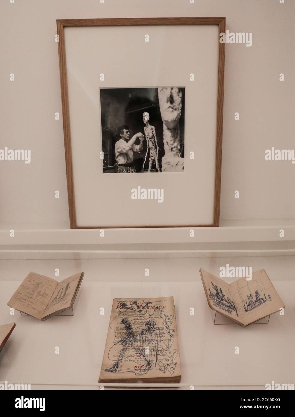EXHIBITION:THE WALKING MAN, GIACOMETTI INSTITUT, PARIS Stock Photo - Alamy
