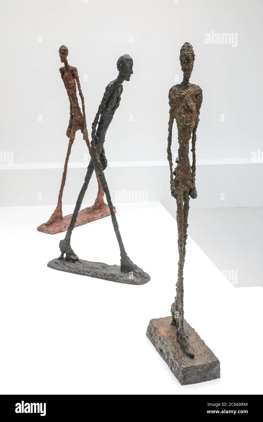 Alberto giacometti walking man hi-res stock photography and images - Alamy