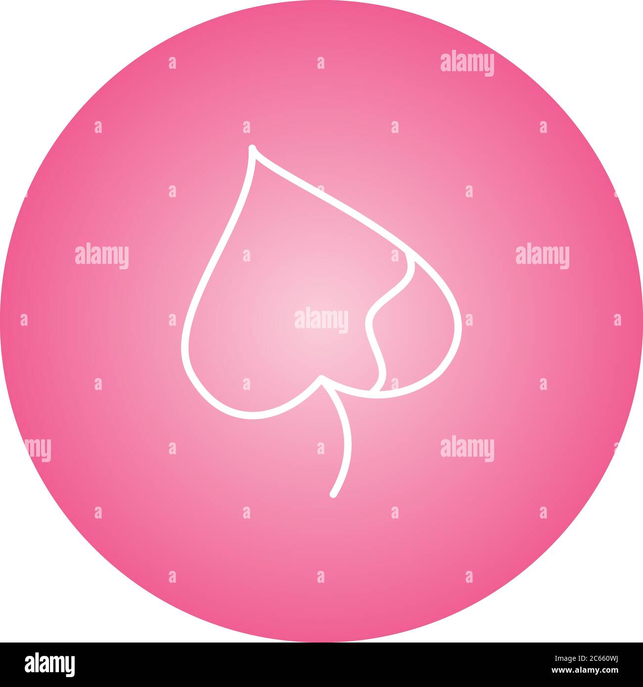 Unique Broken Leaf Vector Line Icon Stock Vector Image & Art - Alamy