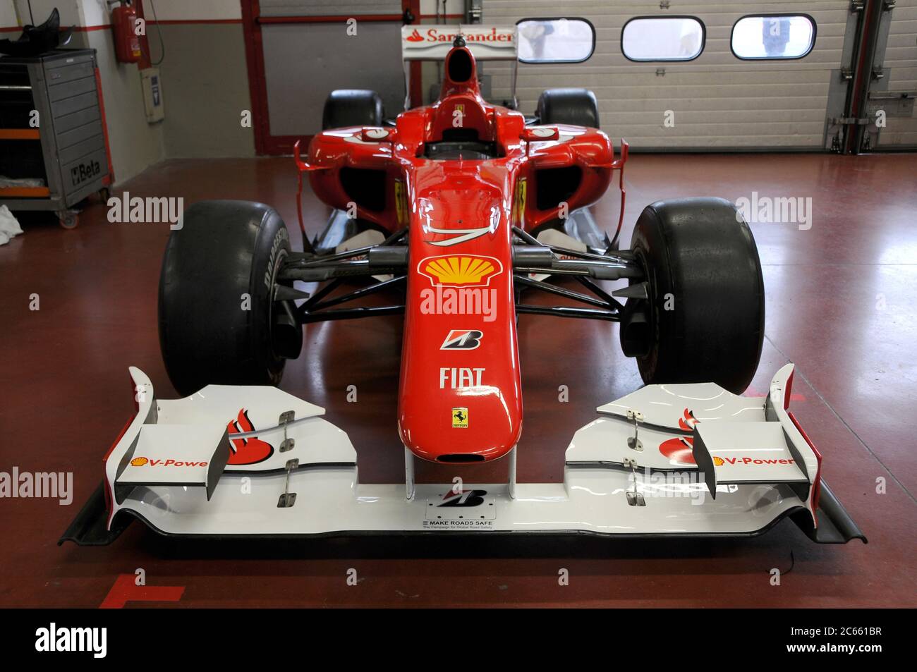 MUGELLO, IT, November, 2013: Ferrari F1 F10 exposed at Mugello Circuit ...