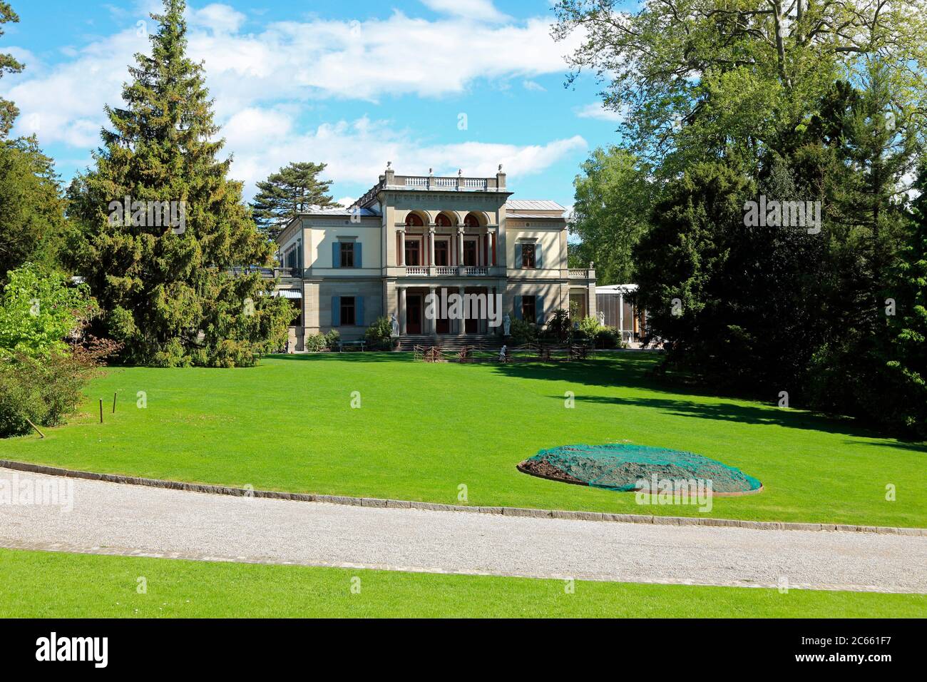 Switzerland, Zurich, Rieterpark, Villa Wesendonk Stock Photo - Alamy