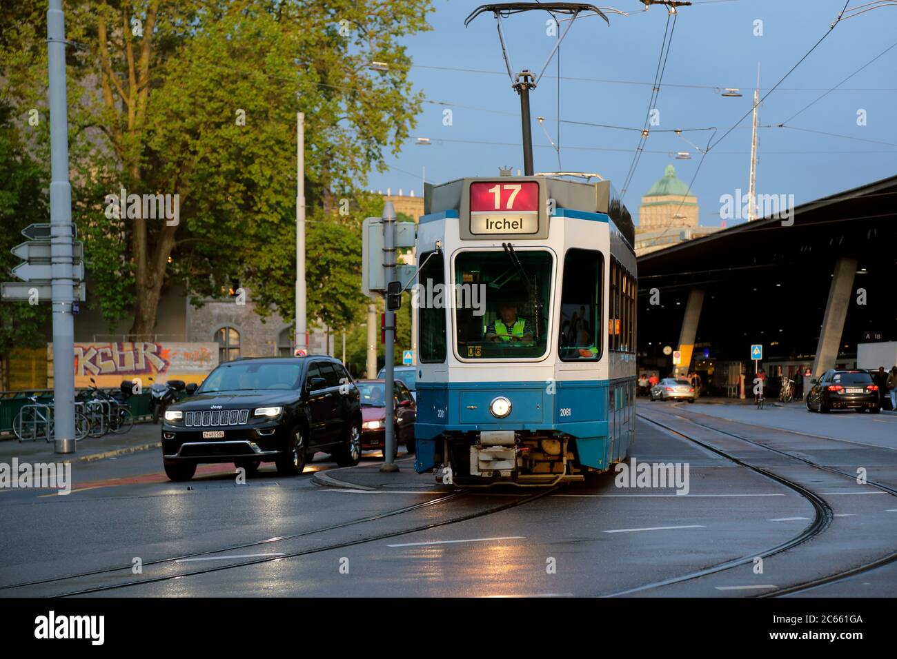 Switzerland, Zurich, tram Stock Photo - Alamy