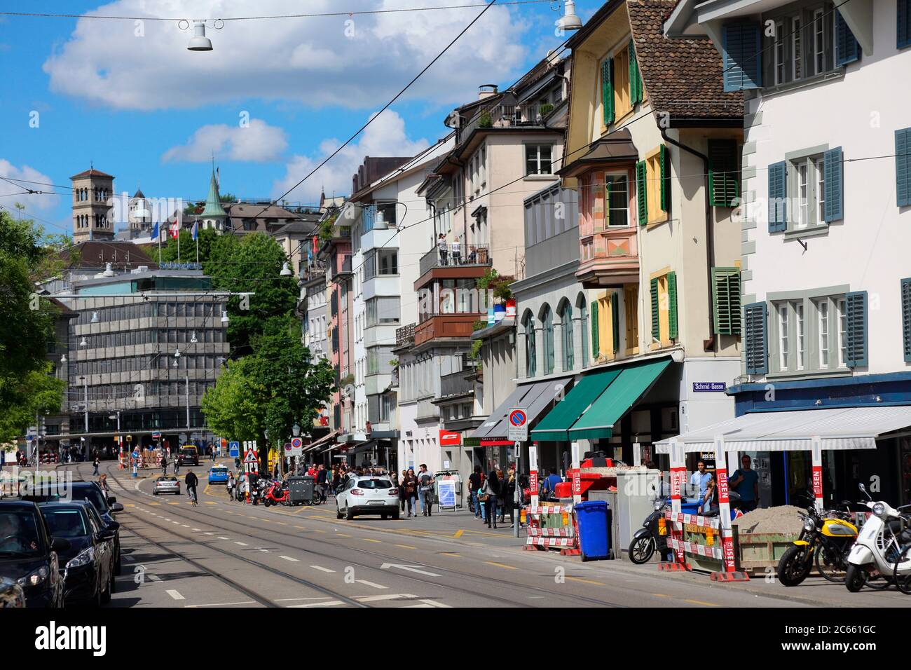 Switzerland, Zurich, cityscape, street scene Stock Photo - Alamy