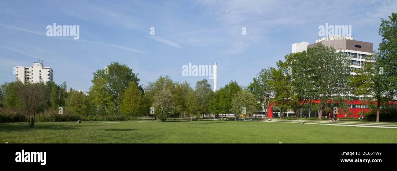 Drop tower, multi-purpose high-rise, MZH, University of Bremen ...