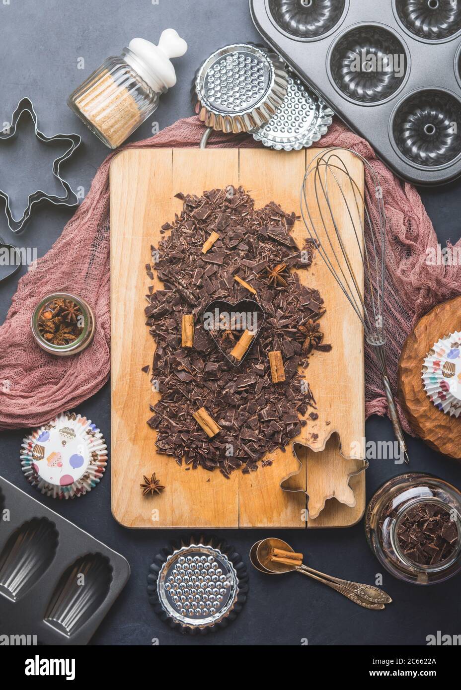 Shredded chocolate hi-res stock photography and images - Alamy