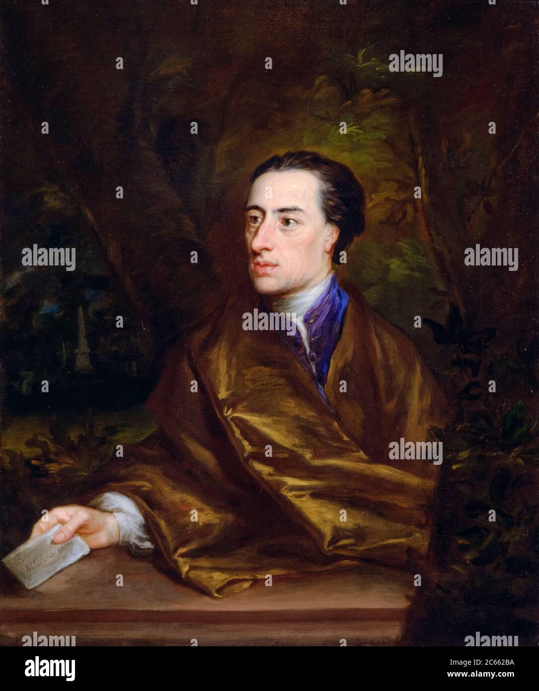 Alexander Pope (1688-1744), English Poet, portrait painting by Jonathan ...
