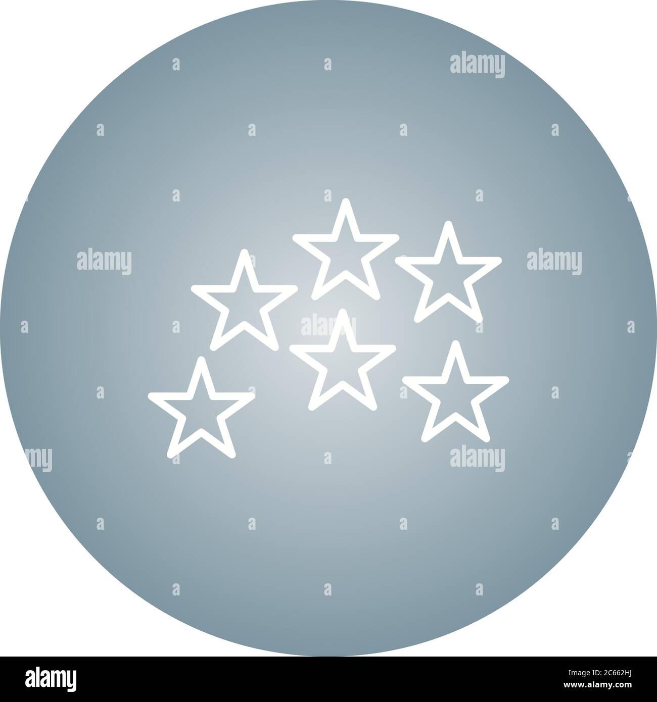 Unique Stars Vector Line Icon Stock Vector Image & Art - Alamy