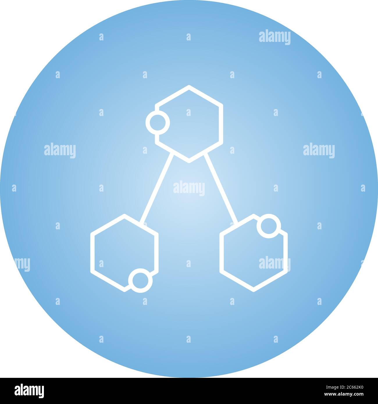 Unique Chemical Structure Vector Line Icon Stock Vector Image & Art - Alamy