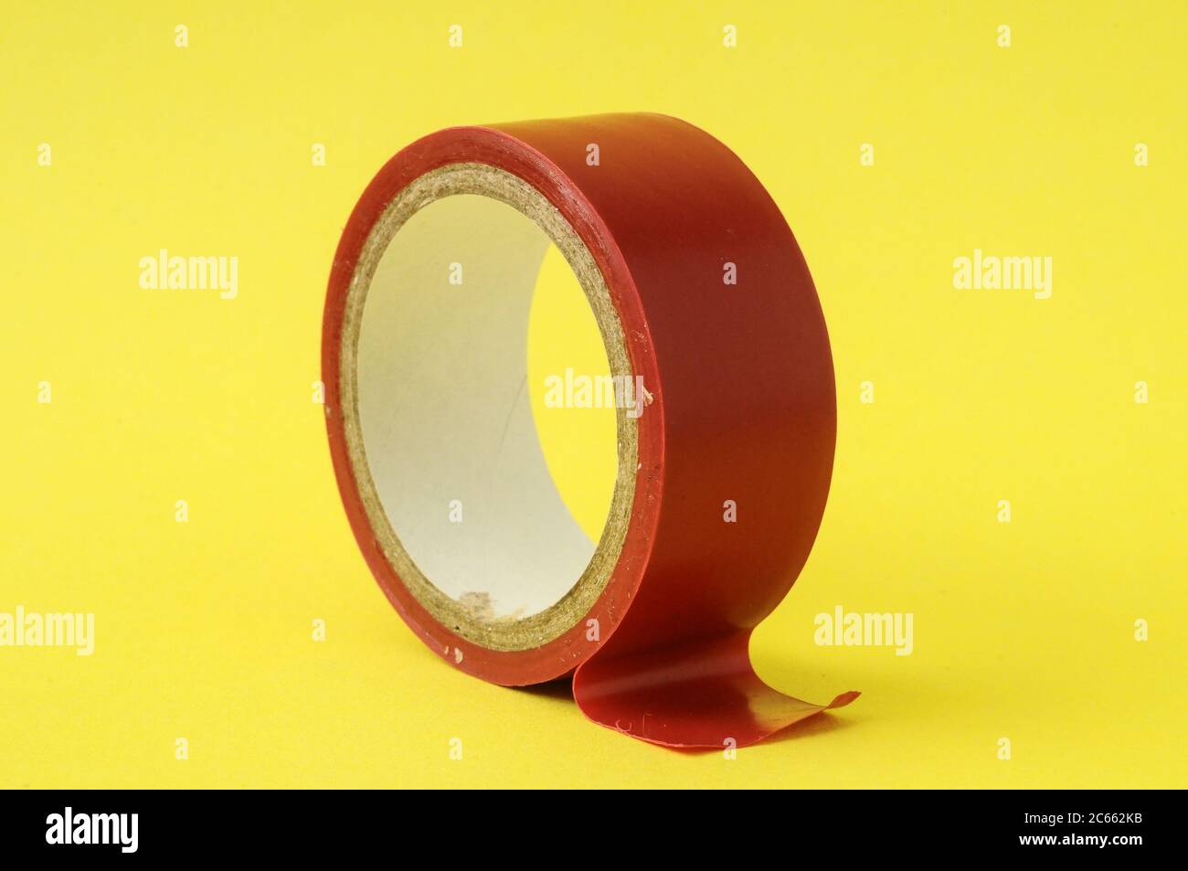 Round Adhesive Sticky New Insulation Tape Roll Stock Photo - Alamy
