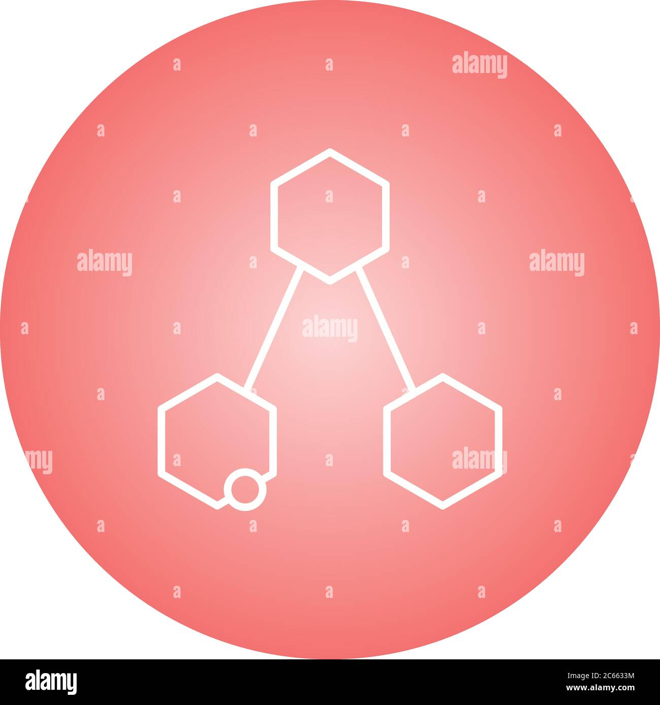 Unique Chemical Structure II Vector Line Icon Stock Vector Image & Art ...