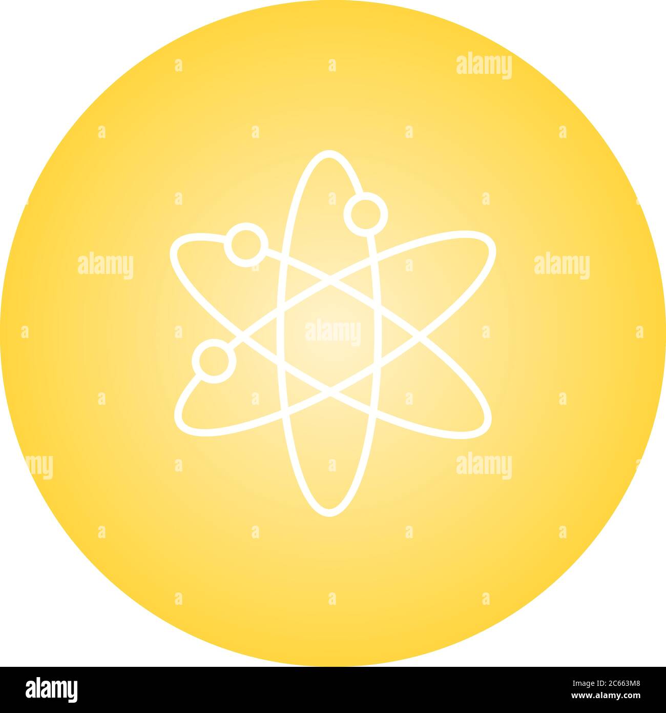 Unique Atomic Structure Vector Line Icon Stock Vector Image & Art - Alamy