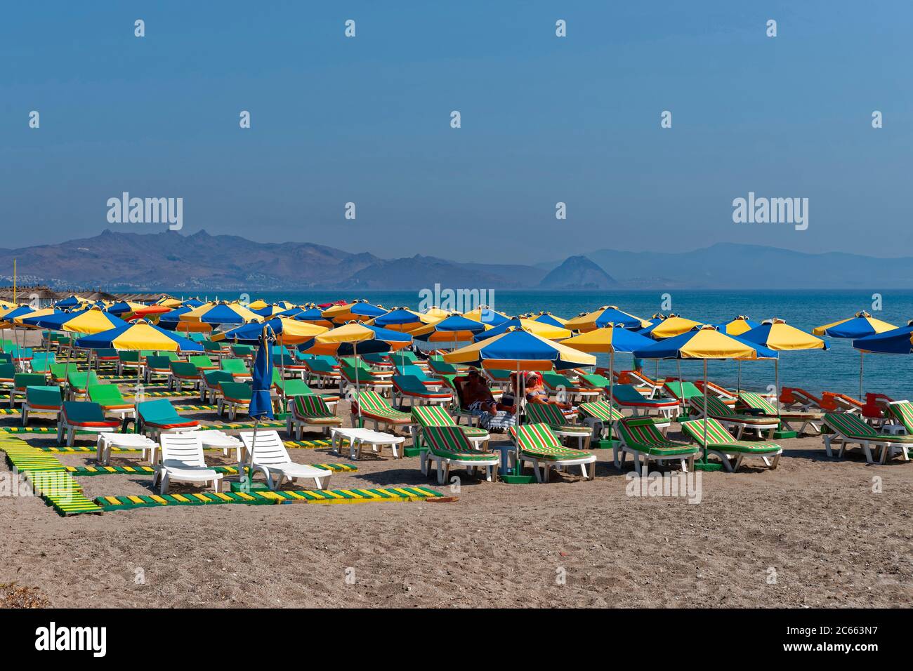 Beach of Kos, Kos City, Greece, Europe Stock Photo - Alamy