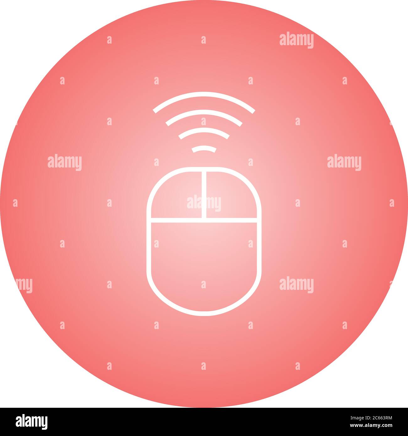 Unique Wireless Input Device Vector Line Icon Stock Vector Image & Art ...