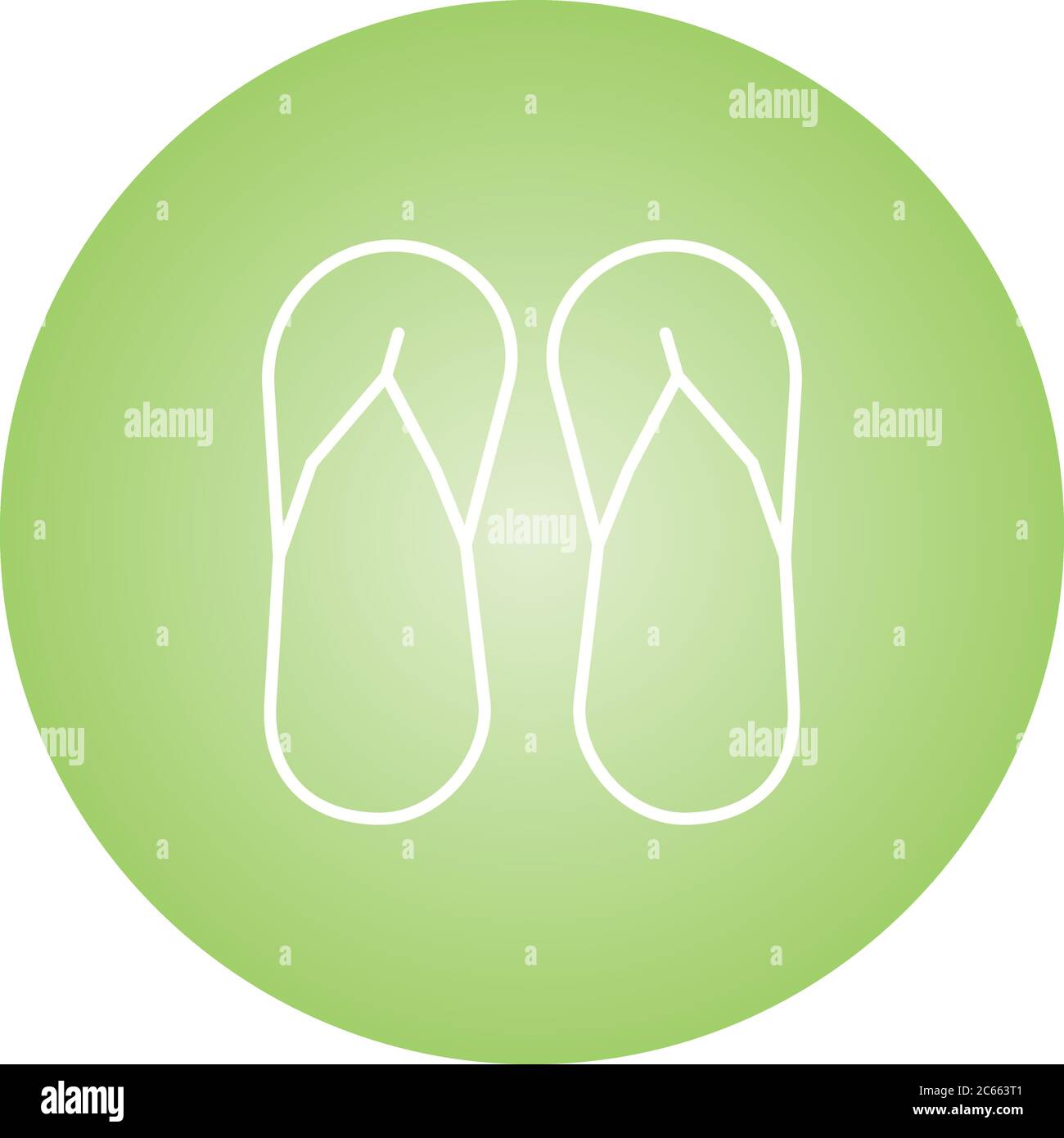 Unique Sandal Vector Line Icon Stock Vector Image & Art - Alamy