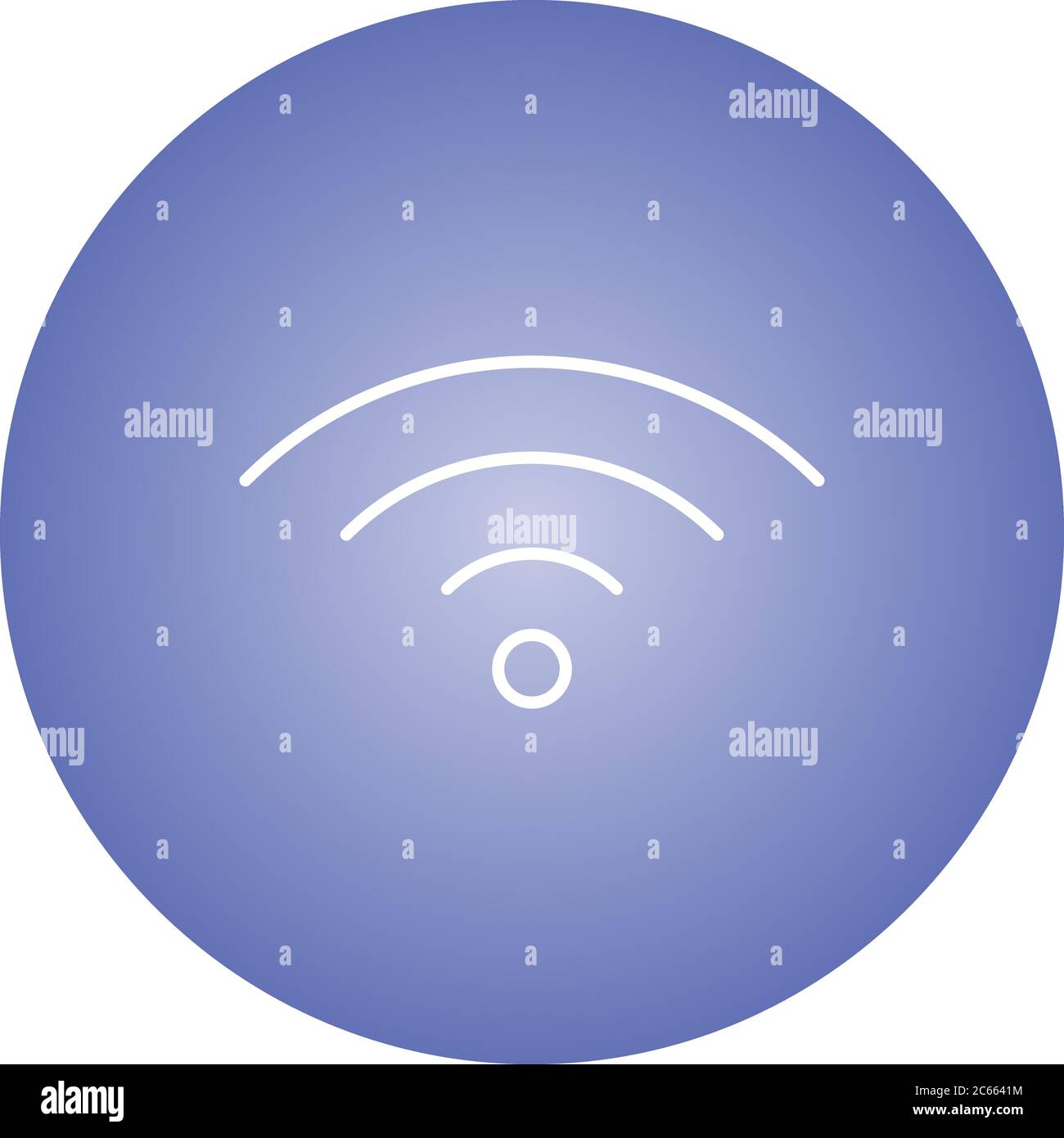 Unique Wifi Vector Line Icon Stock Vector Image & Art - Alamy