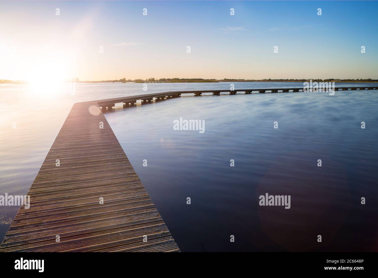 Timber footbridge hi-res stock photography and images - Alamy