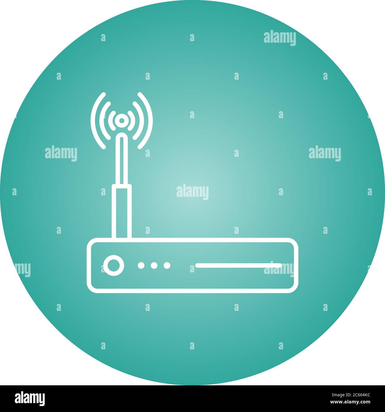 Unique Router Vector Line Icon Stock Vector Image & Art - Alamy