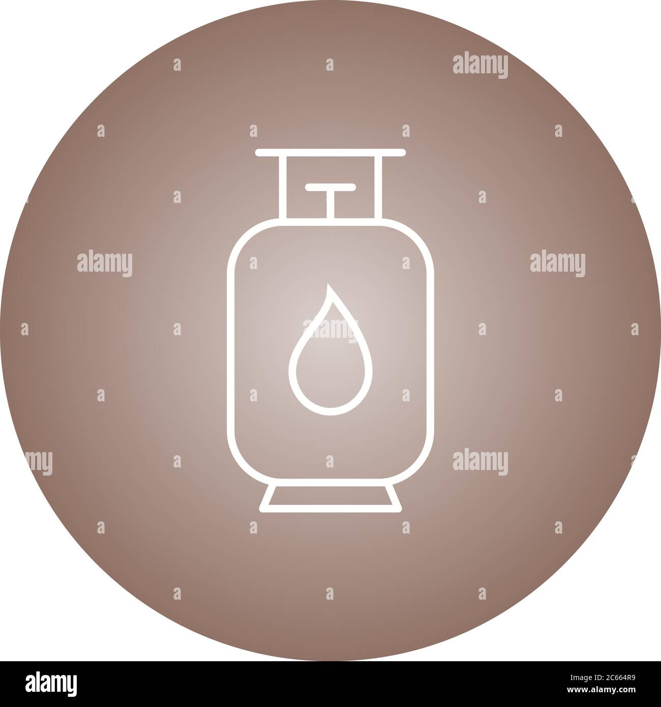 Unique Gas Cylinder Vector Line Icon Stock Vector Image & Art - Alamy