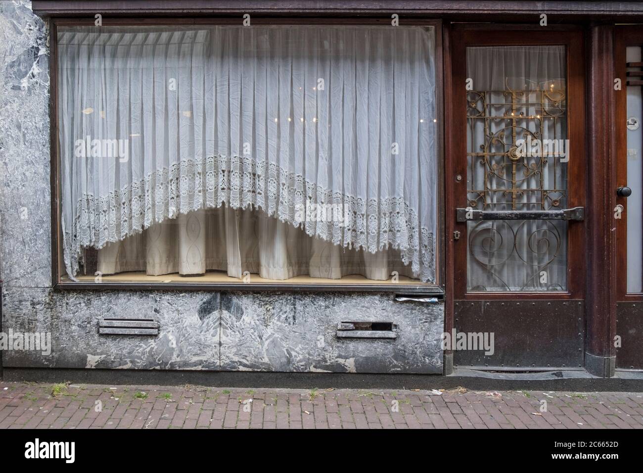 Sad shop window in Amsterdam, Holland, Netherlands Stock Photo - Alamy