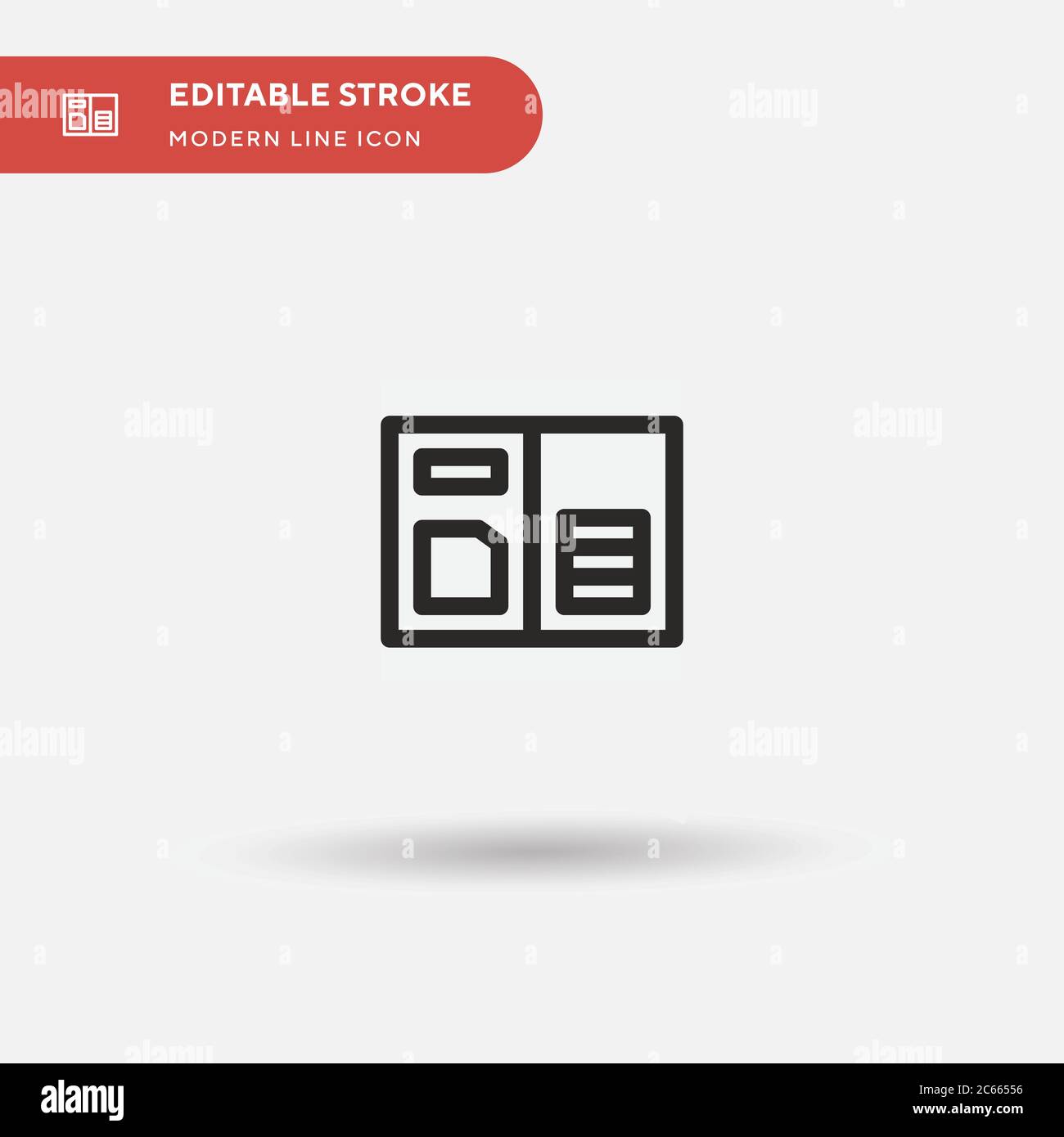 File Simple vector icon. Illustration symbol design template for web mobile UI element. Perfect ...