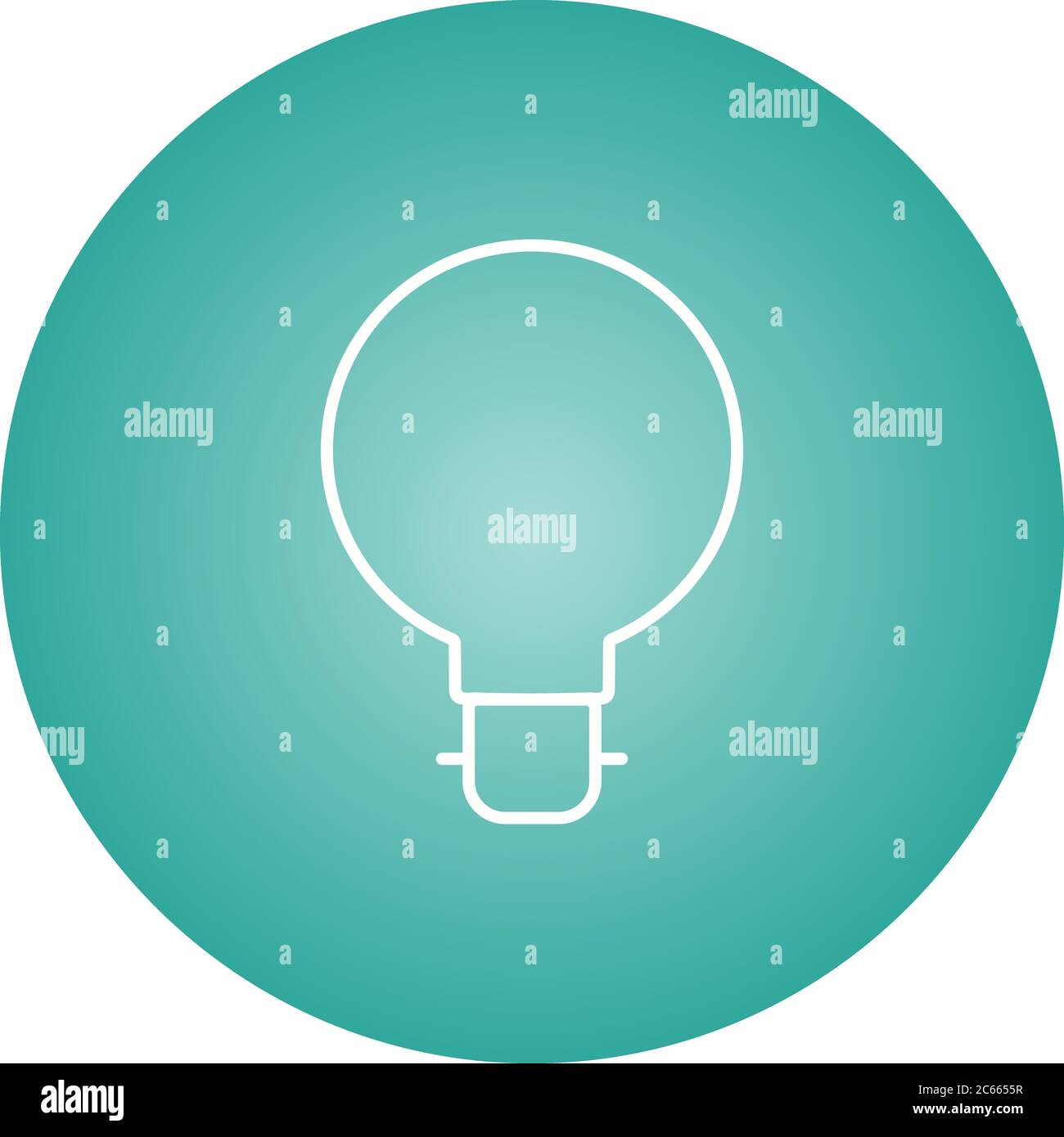 Unique Bulb II Vector Line Icon Stock Vector Image & Art - Alamy