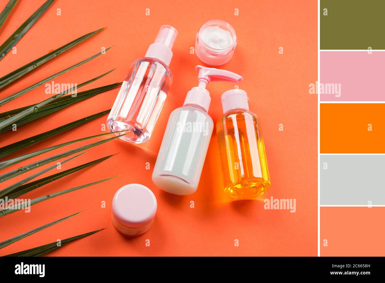 Orange color swatch hi-res stock photography and images - Alamy