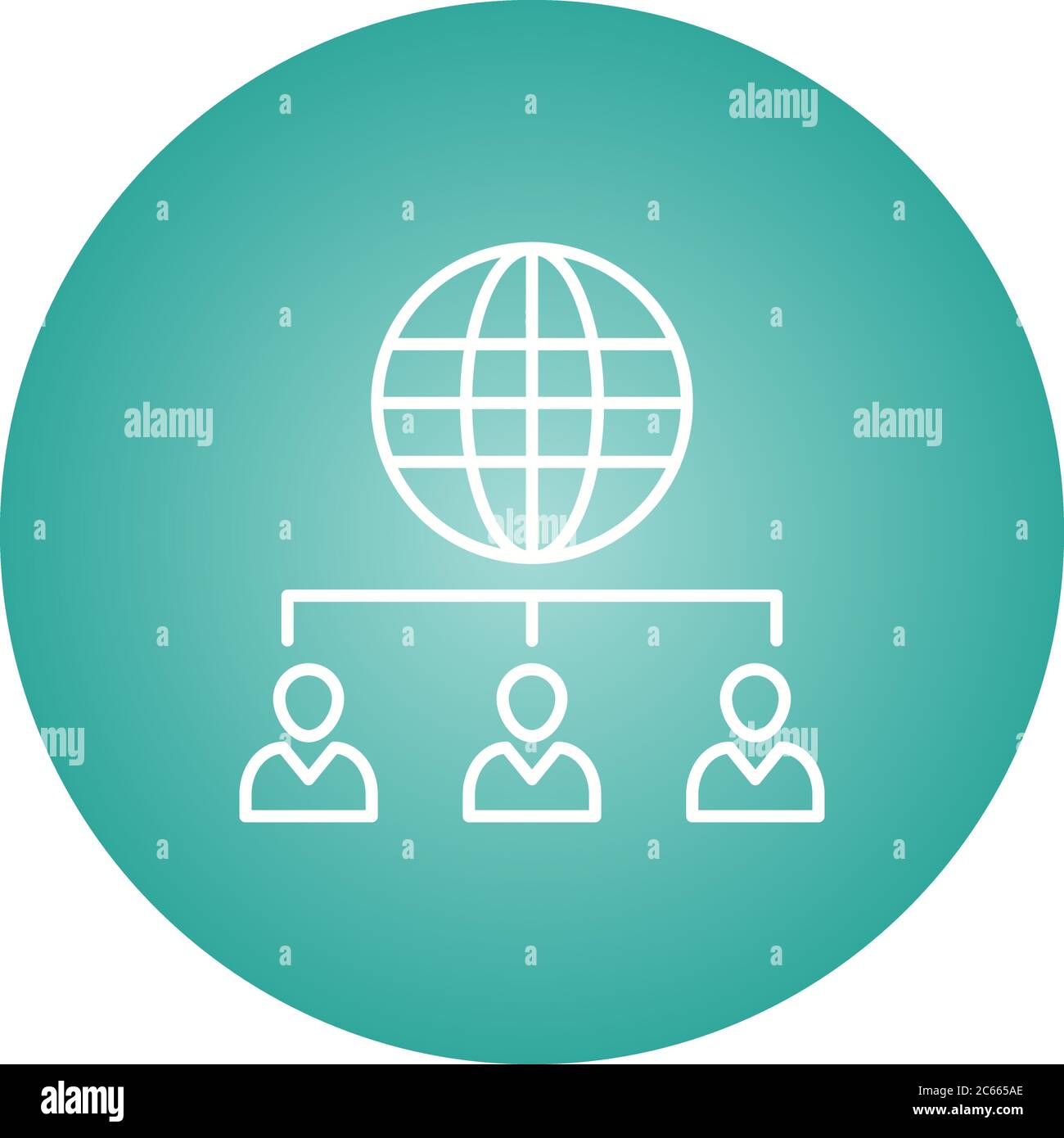 Unique Web Client Server Vector Line Icon Stock Vector Image & Art - Alamy