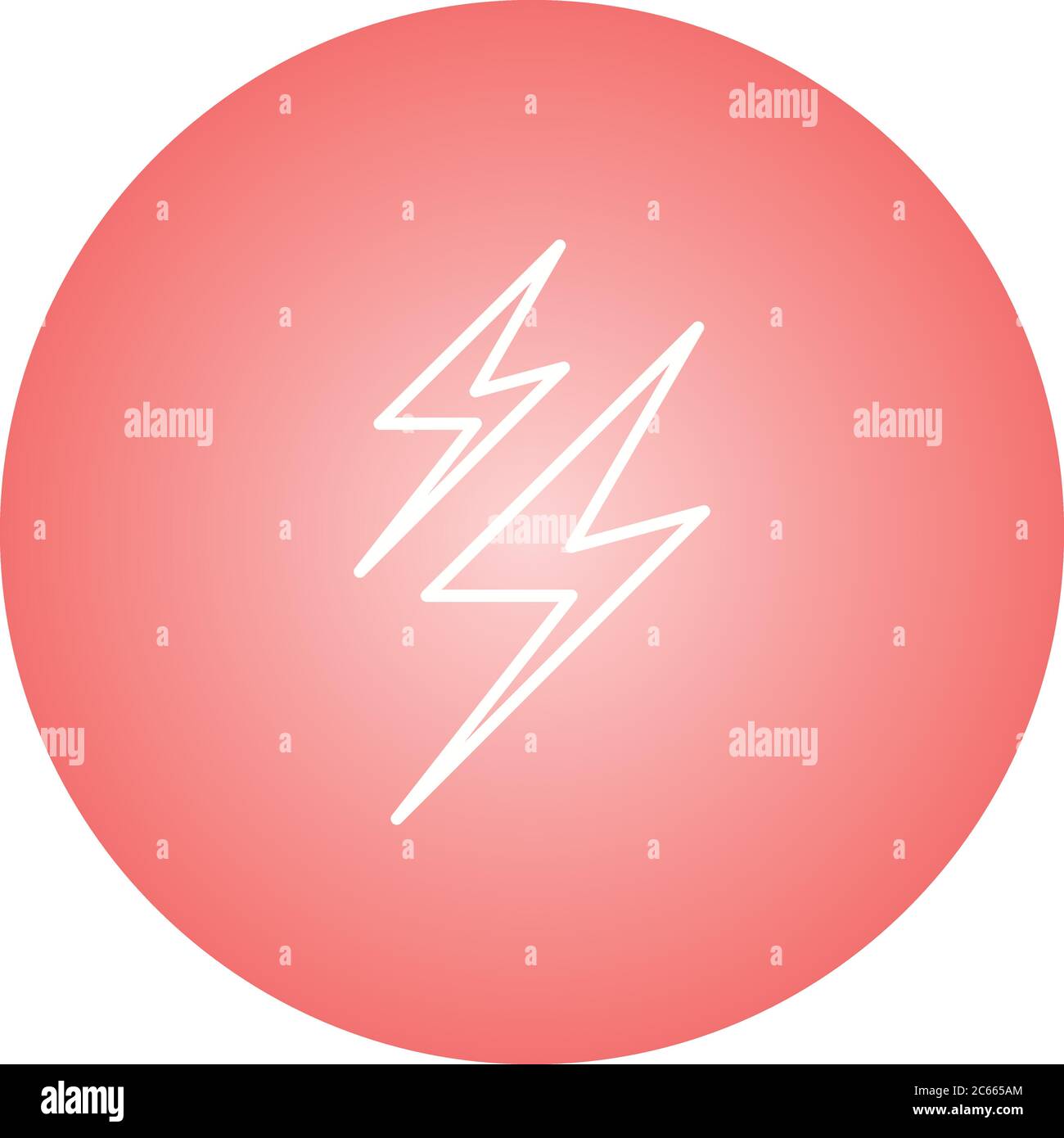Unique Lightning Vector Line Icon Stock Vector Image & Art - Alamy