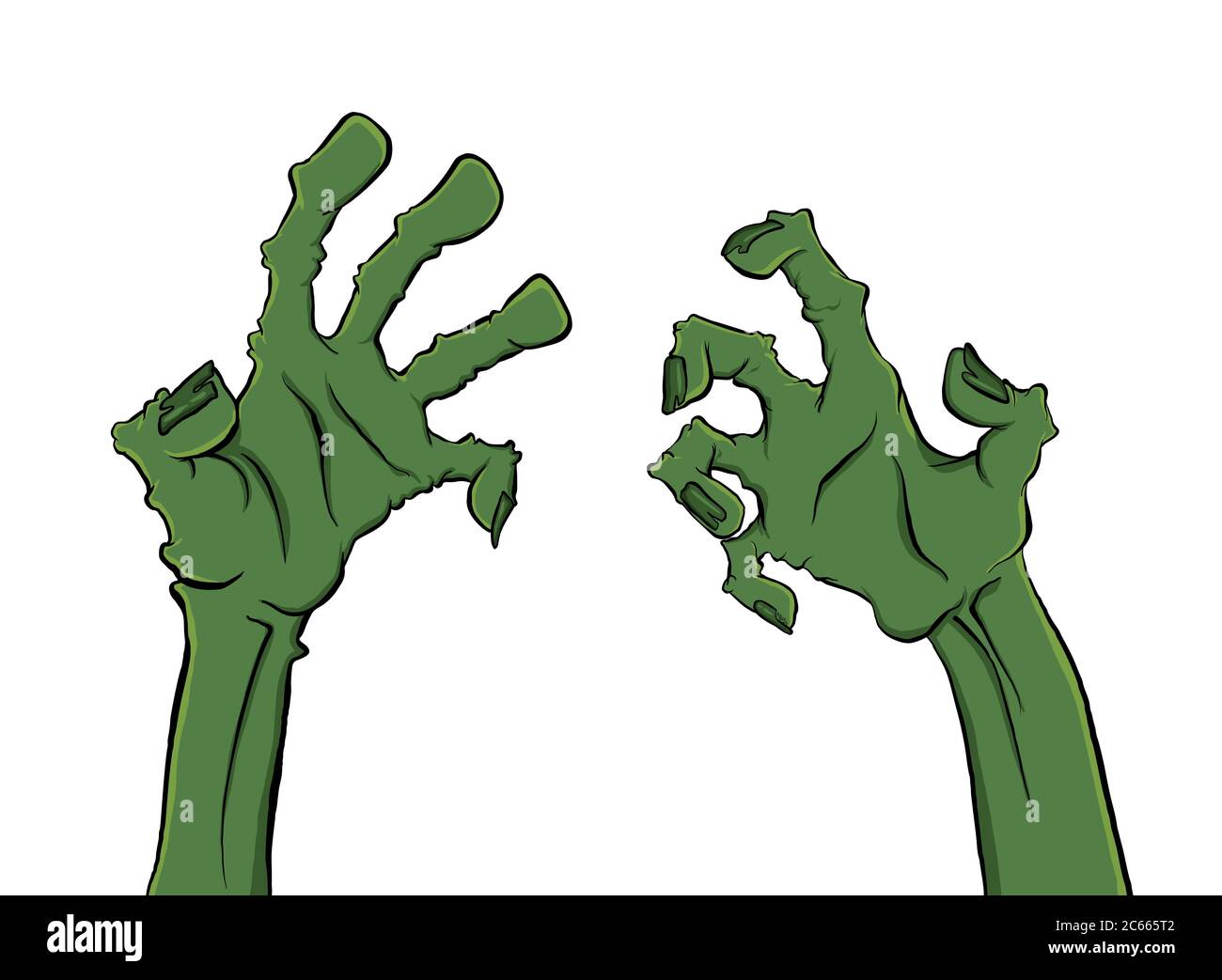 Cartoon Zombie Hand