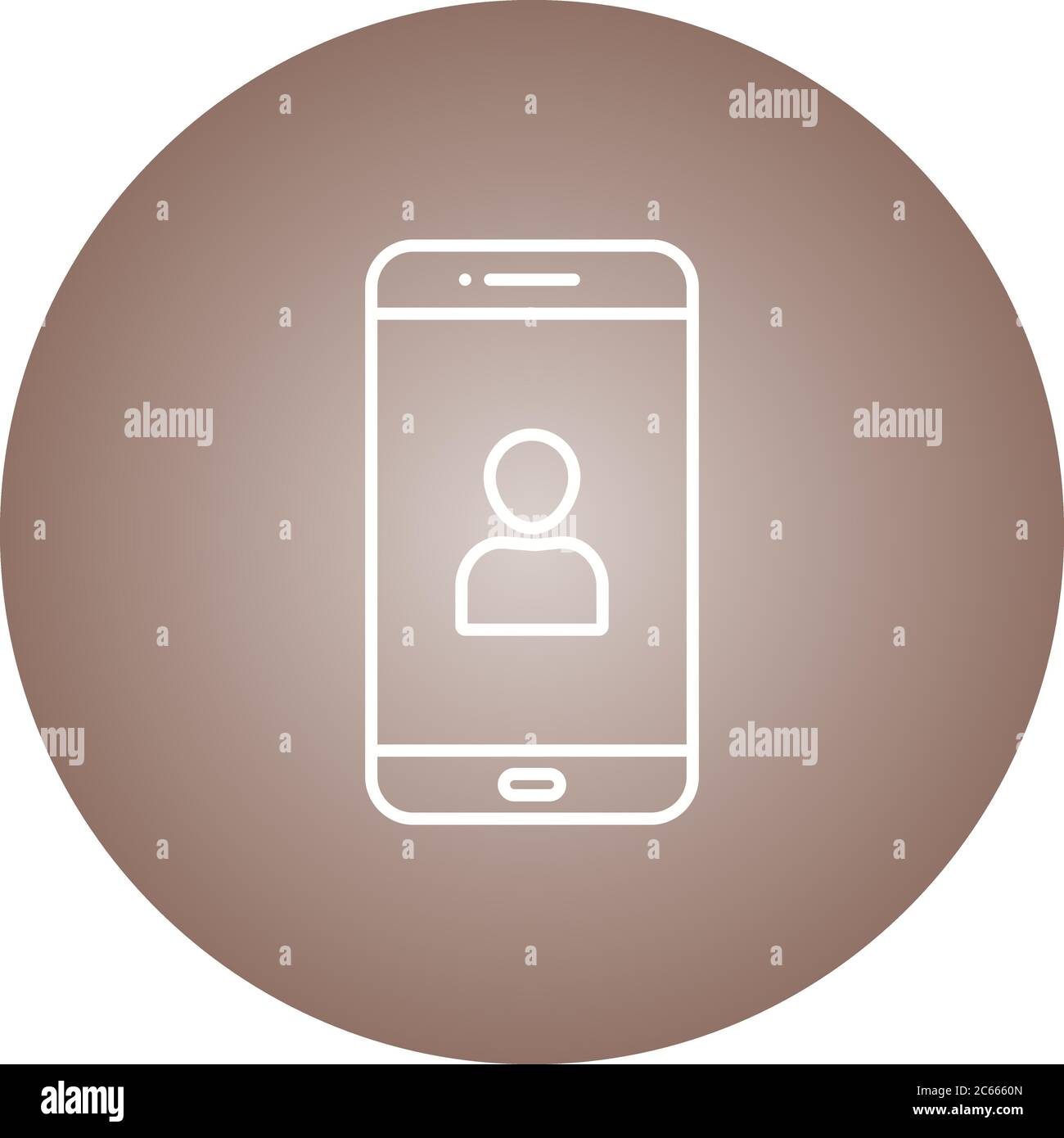 Unique User Account Vector Line Icon Stock Vector Image & Art - Alamy