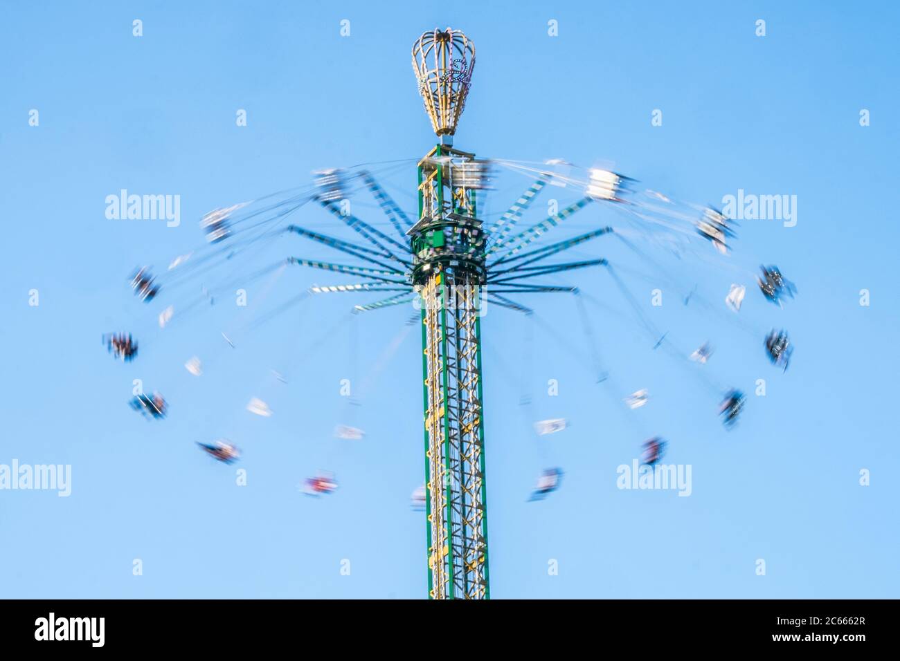 Fun ride at the Oktoberfest, Munich, Bavaria, Germany Stock Photo - Alamy