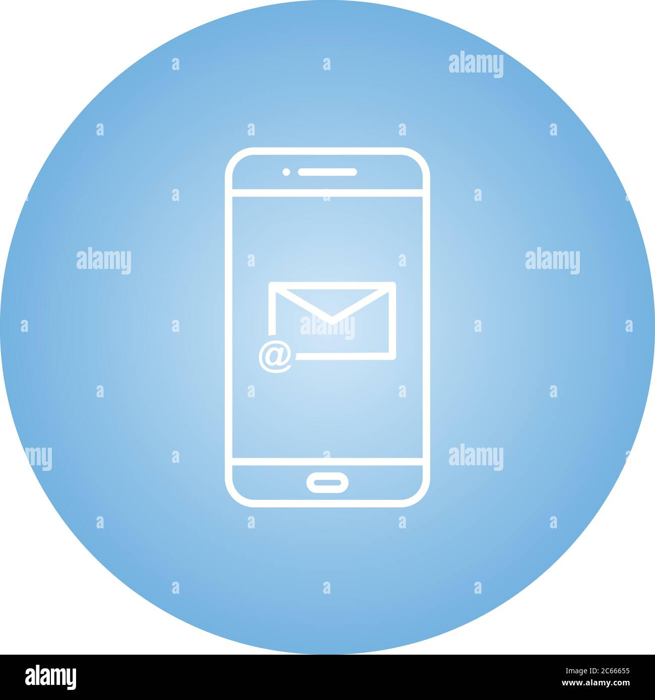 Unique E mail App Vector Line Icon Stock Vector Image & Art - Alamy