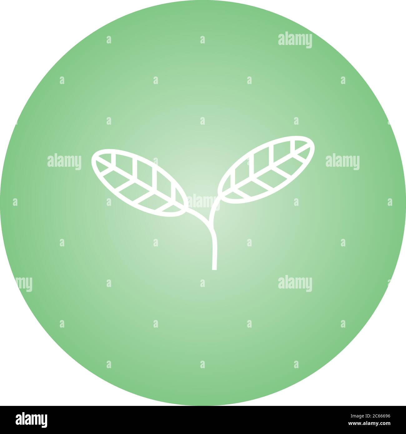 Unique leaves Vector Line Icon Stock Vector Image & Art - Alamy