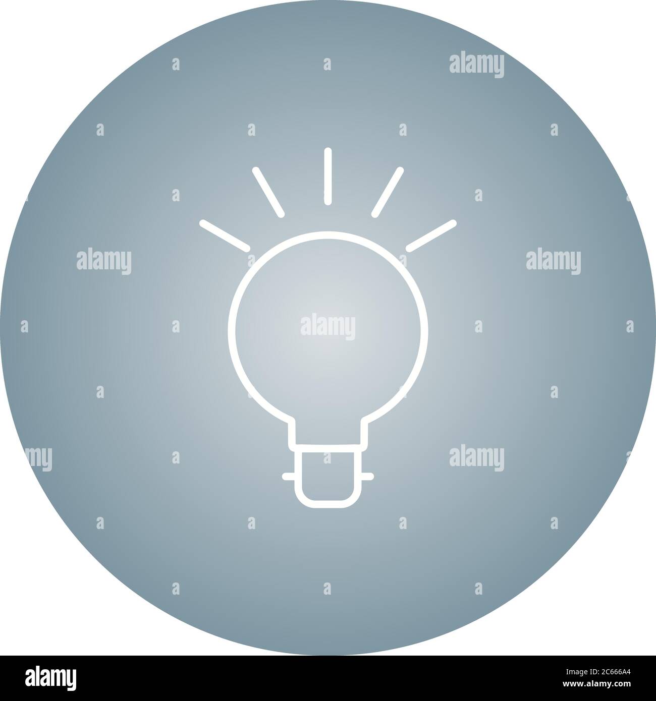Unique Bulb Vector Line Icon Stock Vector Image & Art - Alamy