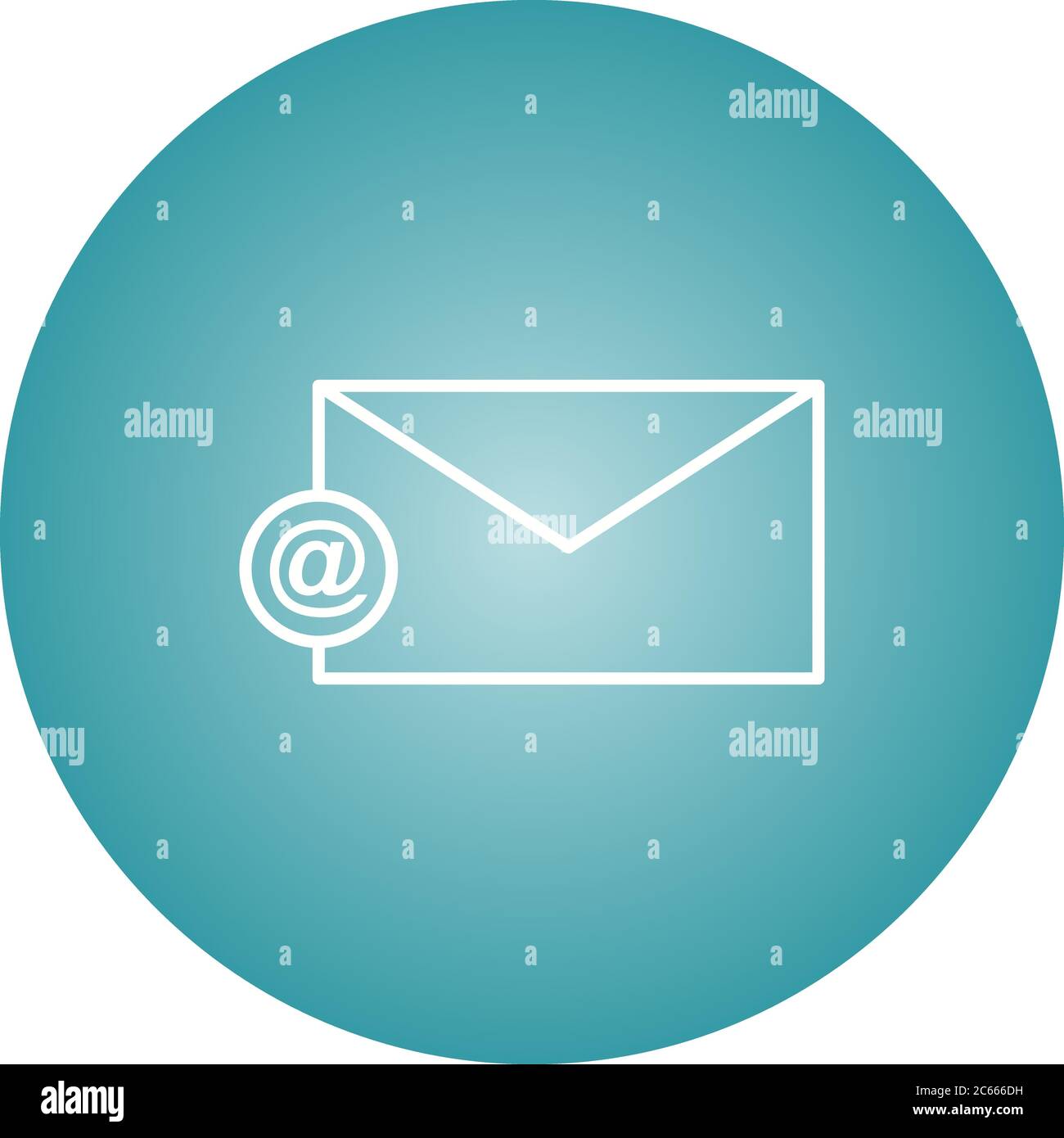Unique Email Vector Line Icon Stock Vector Image & Art - Alamy