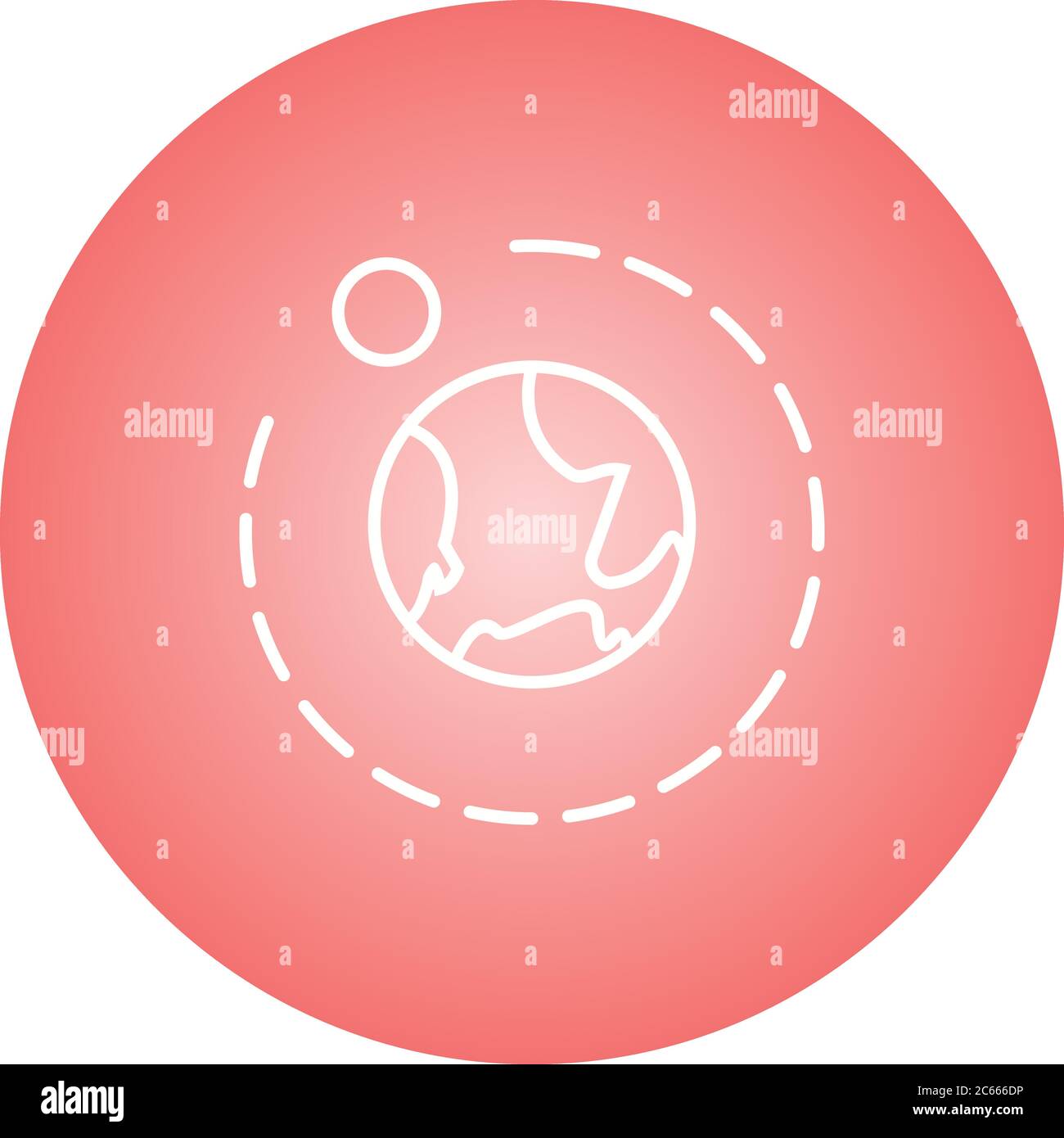 Unique Moons Orbiting Earth Vector Line Icon Stock Vector Image & Art ...