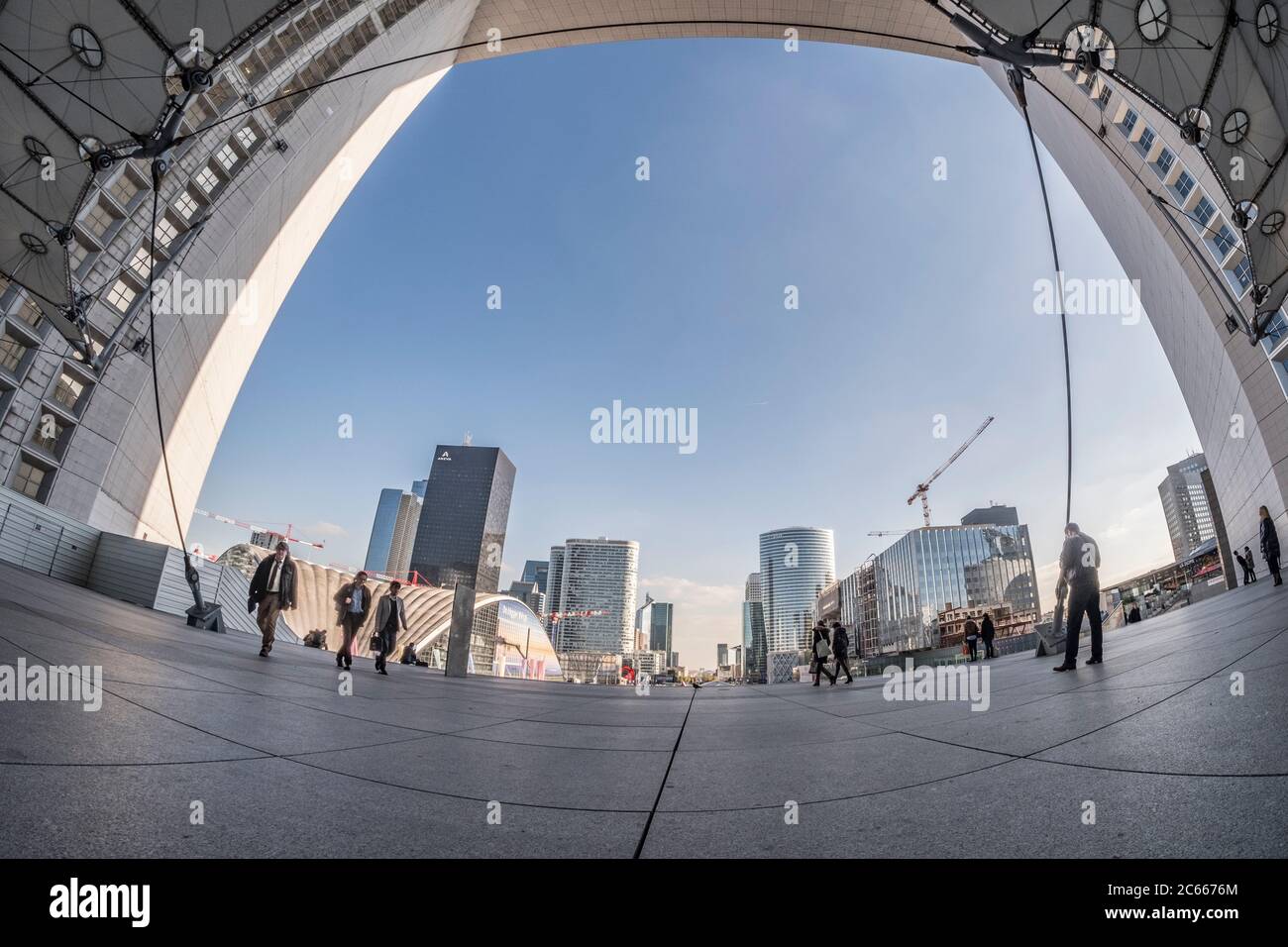 La Defense, Paris, France, Modern Architecture Stock Photo - Alamy