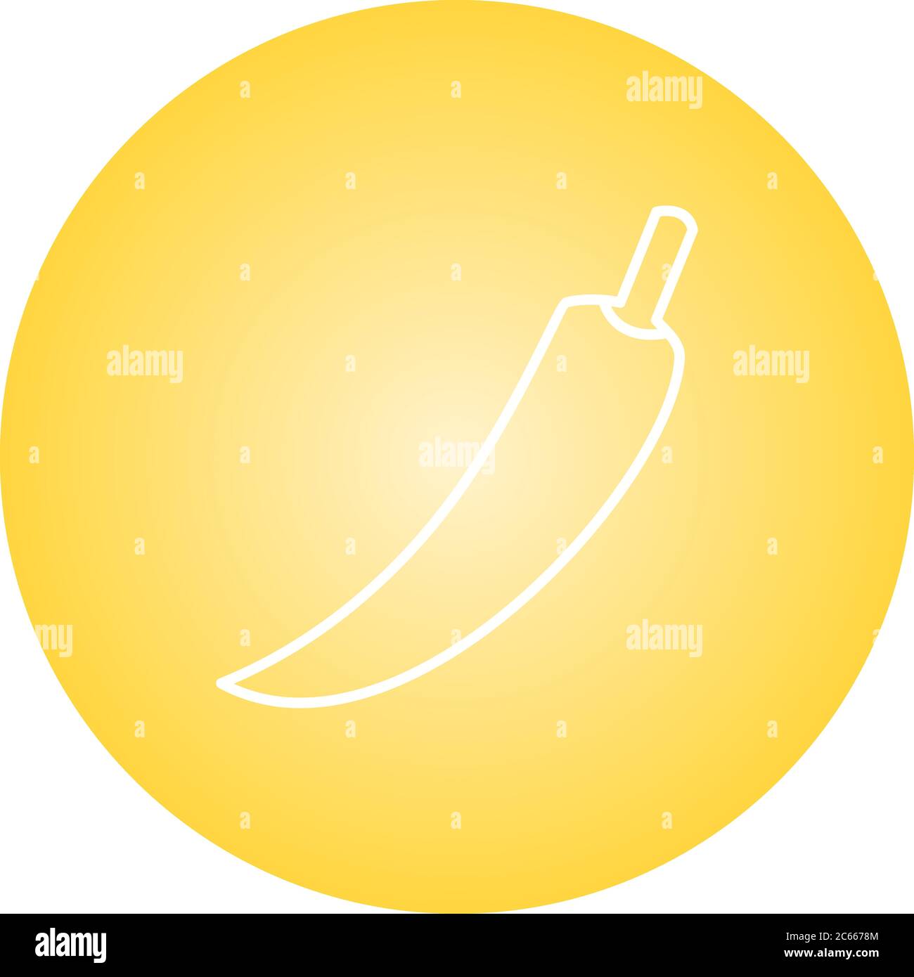 Unique Chili Line Vector Icon Stock Vector Image & Art - Alamy