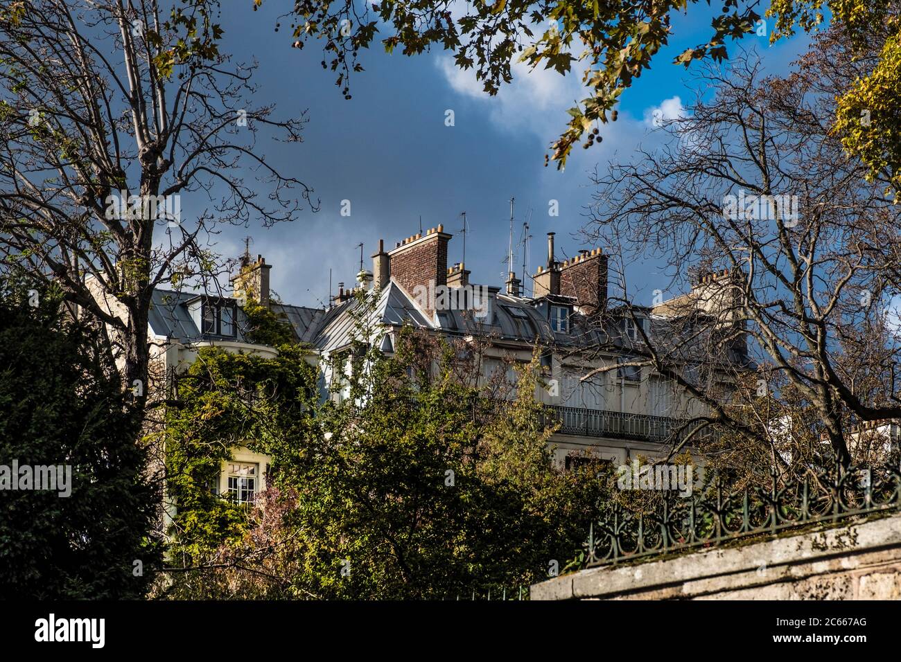 Roofs in Paris, France Stock Photo - Alamy