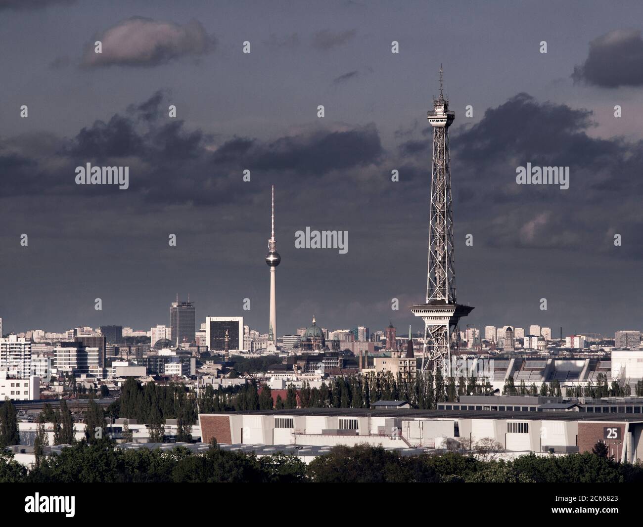Panoramic view with television tower hi-res stock photography and ...