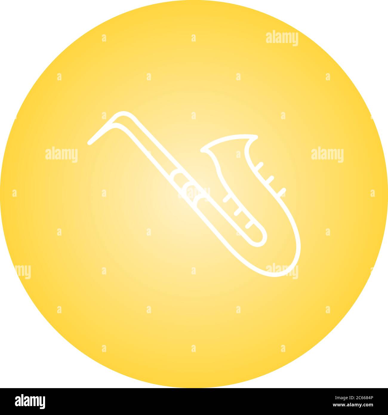 Unique Saxophone Vector Line Icon Stock Vector Image & Art - Alamy