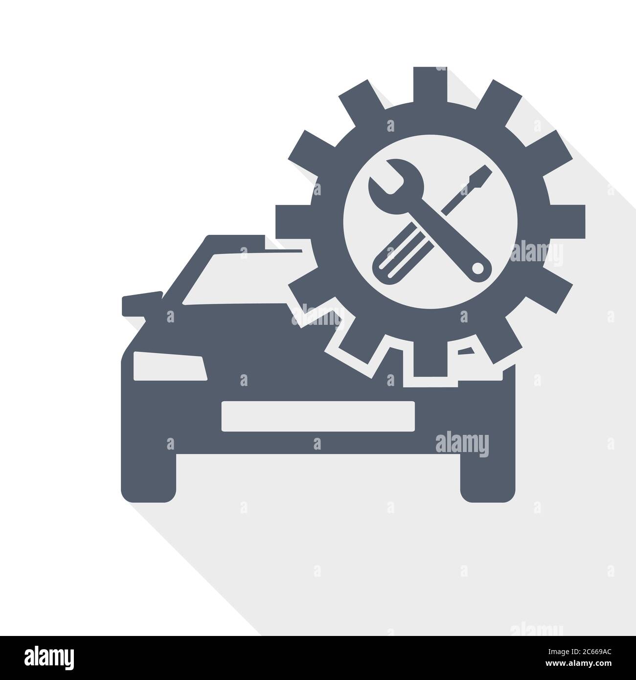 Car repair flat design vector icon Stock Vector Image & Art - Alamy