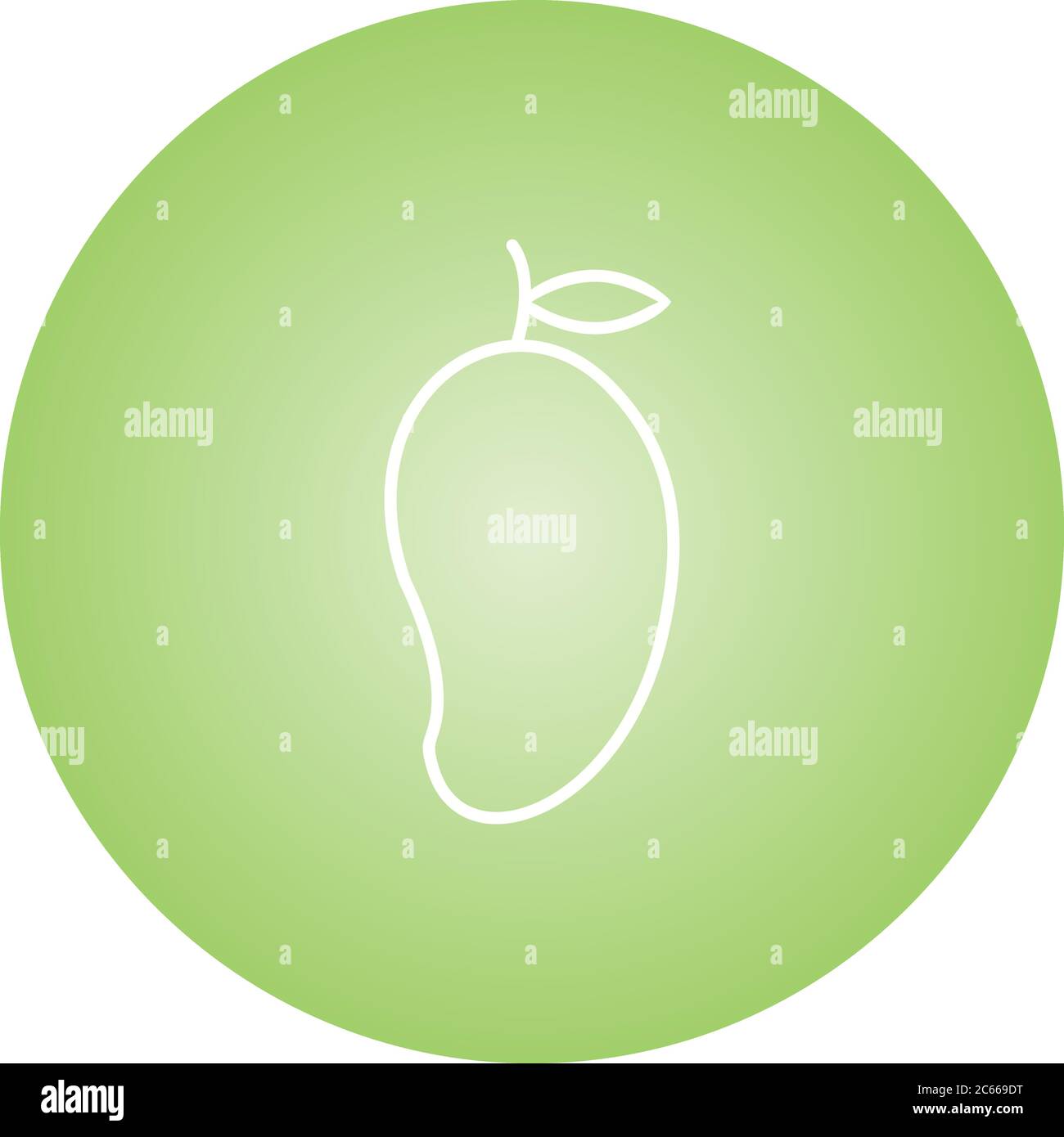 Unique Mango Vector Line Icon Stock Vector Image & Art - Alamy