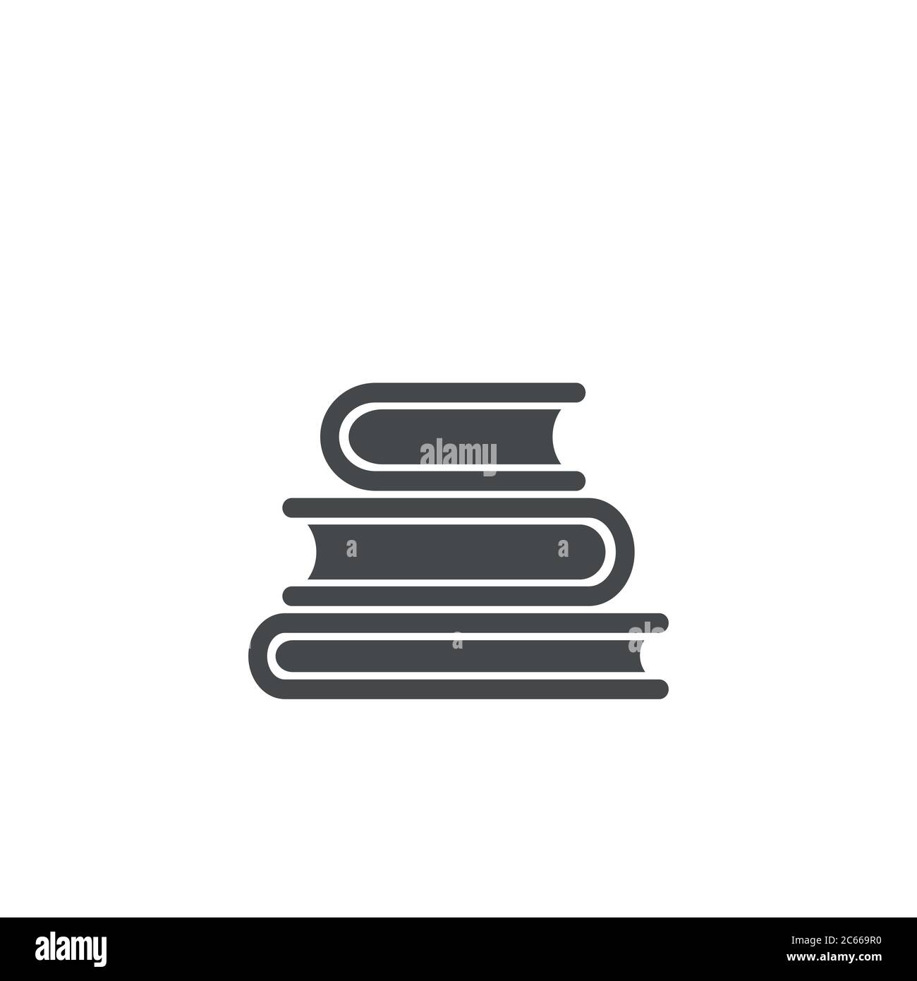 Stack Of Books Outline