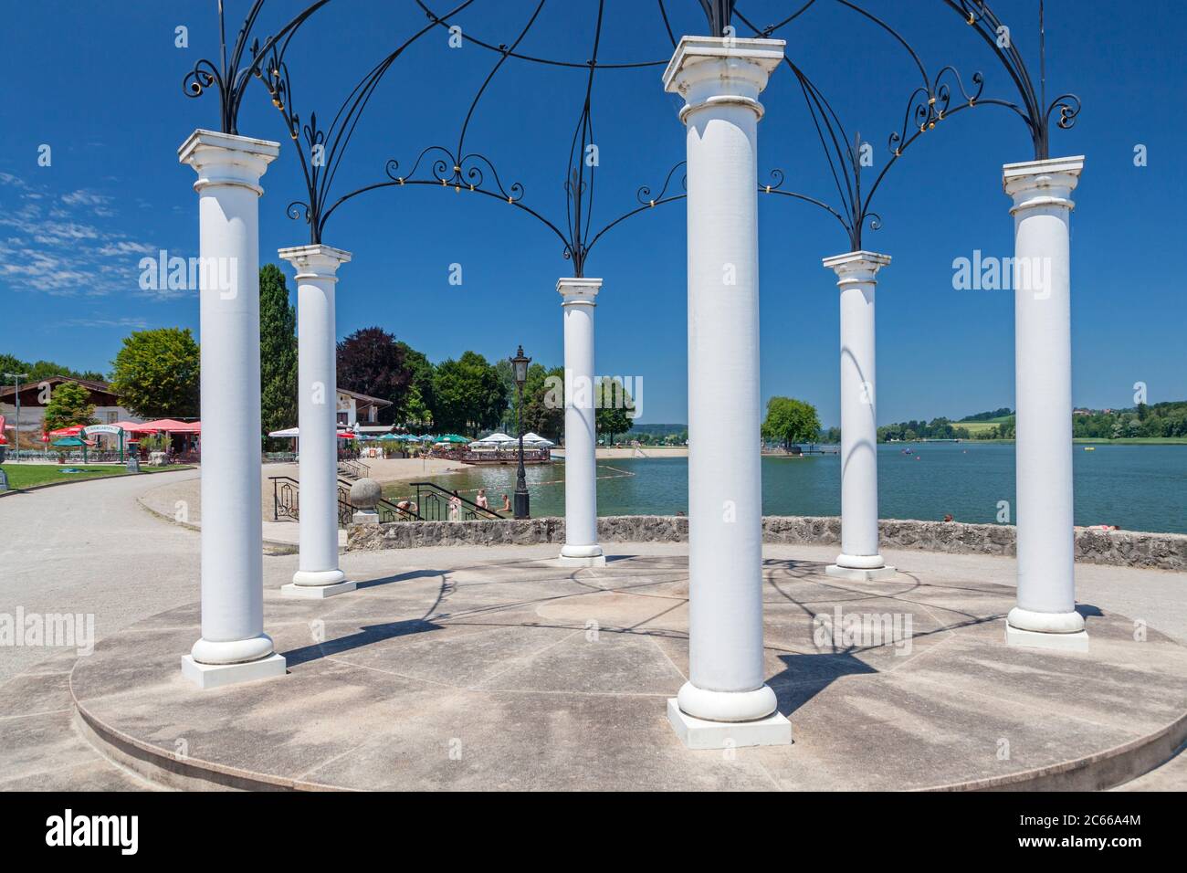 Pavilion at the lido at waginger see hi-res stock photography and ...